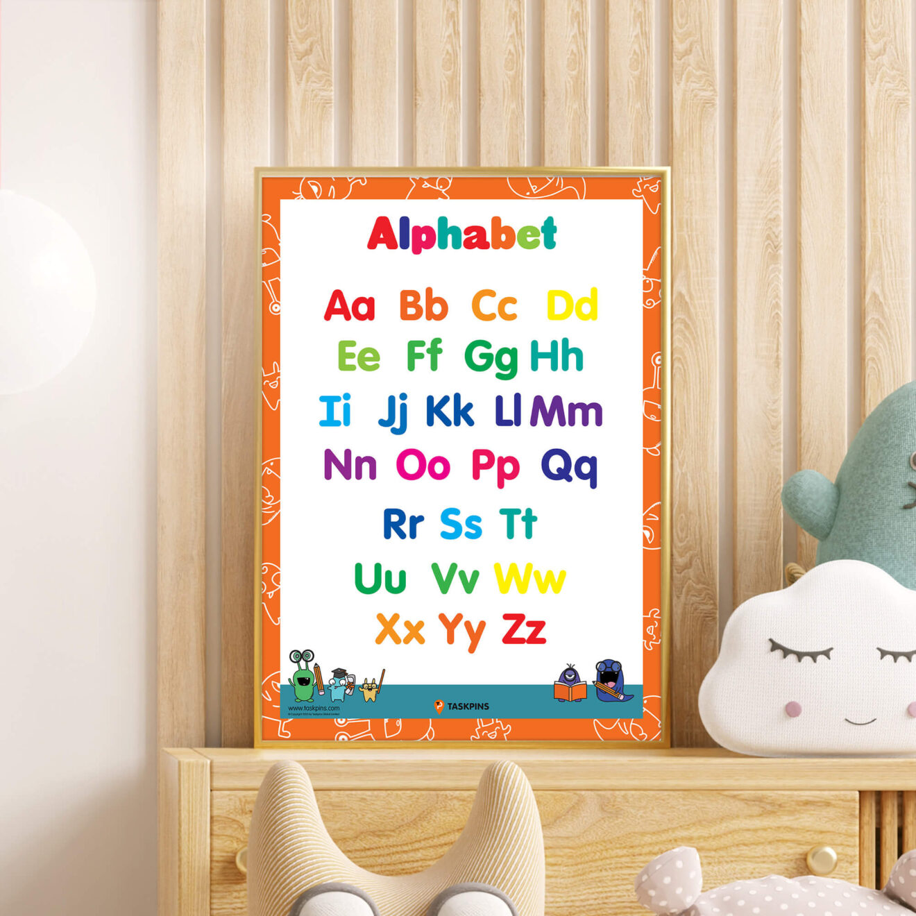 Alphabet Poster For Kids Digital Download and Printable PDF