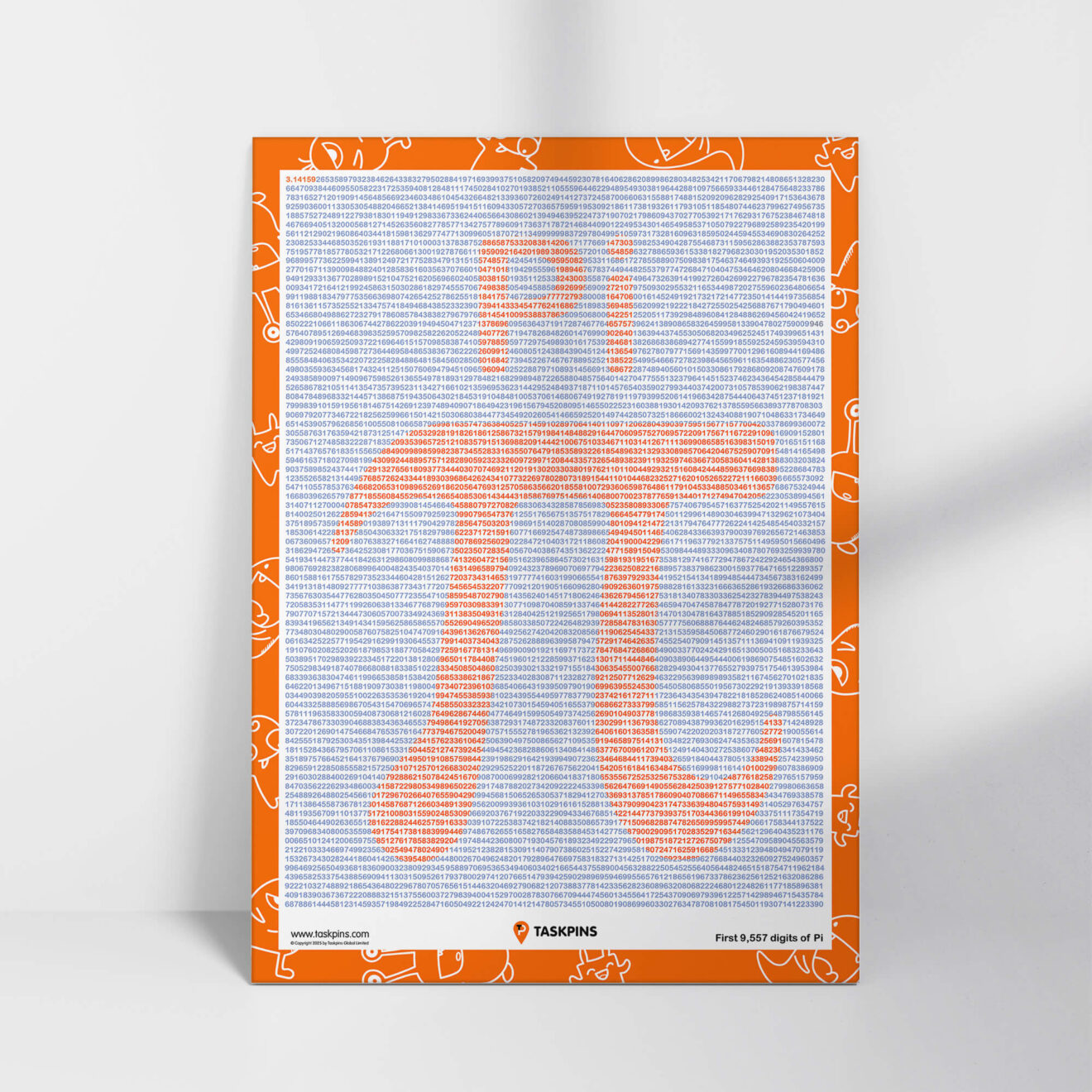 Pi Day Poster Digital Download and Printable PDF