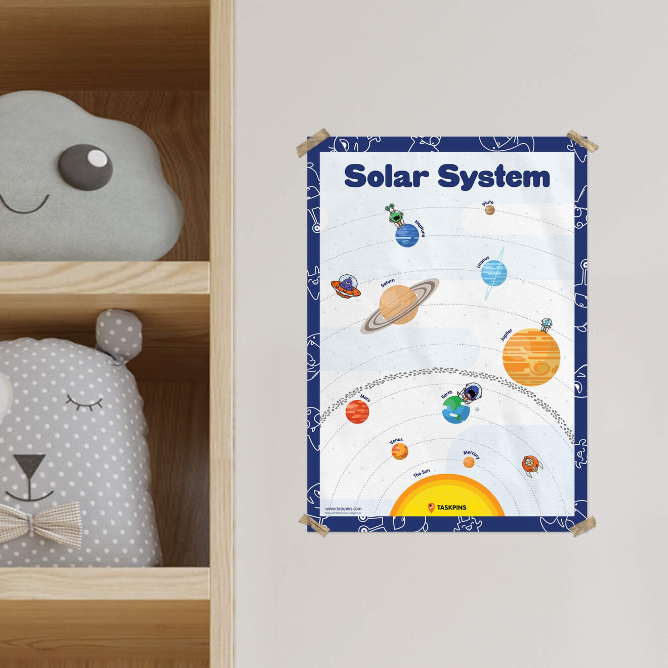 Printable Solar System Poster For Kids